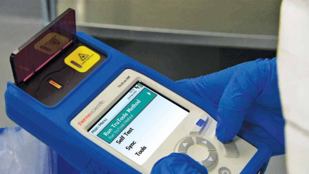 Nouvelles applications pour le raman portable TruScan RM - HTDS